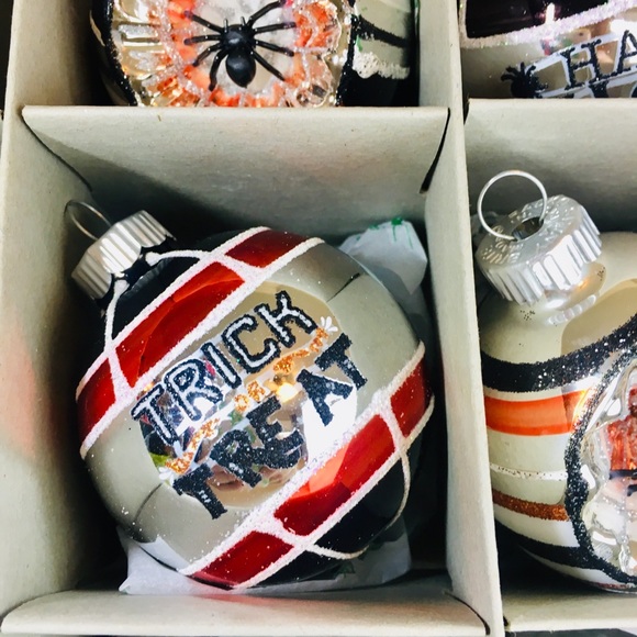 Christopher Radko | Holiday | 9 Halloween Radko Glass Spider Reflector ...